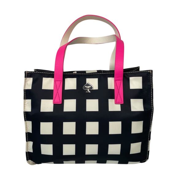 kate spade | Bags | Kate Spade Berry Street Elise Pink Black Checkered ...